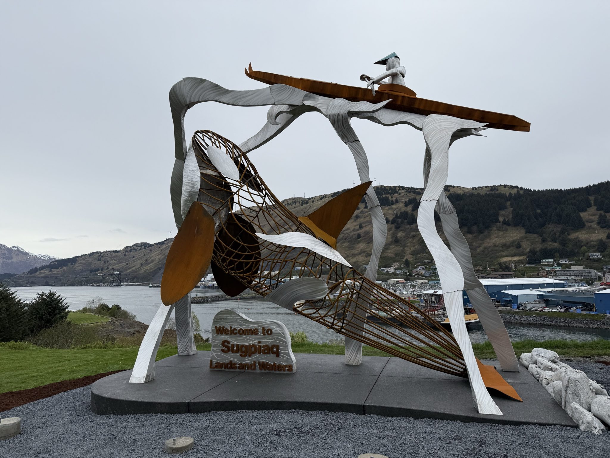 New Sculpture Welcomes Visitors, Locals to Sugpiaq Lands and Waters ...